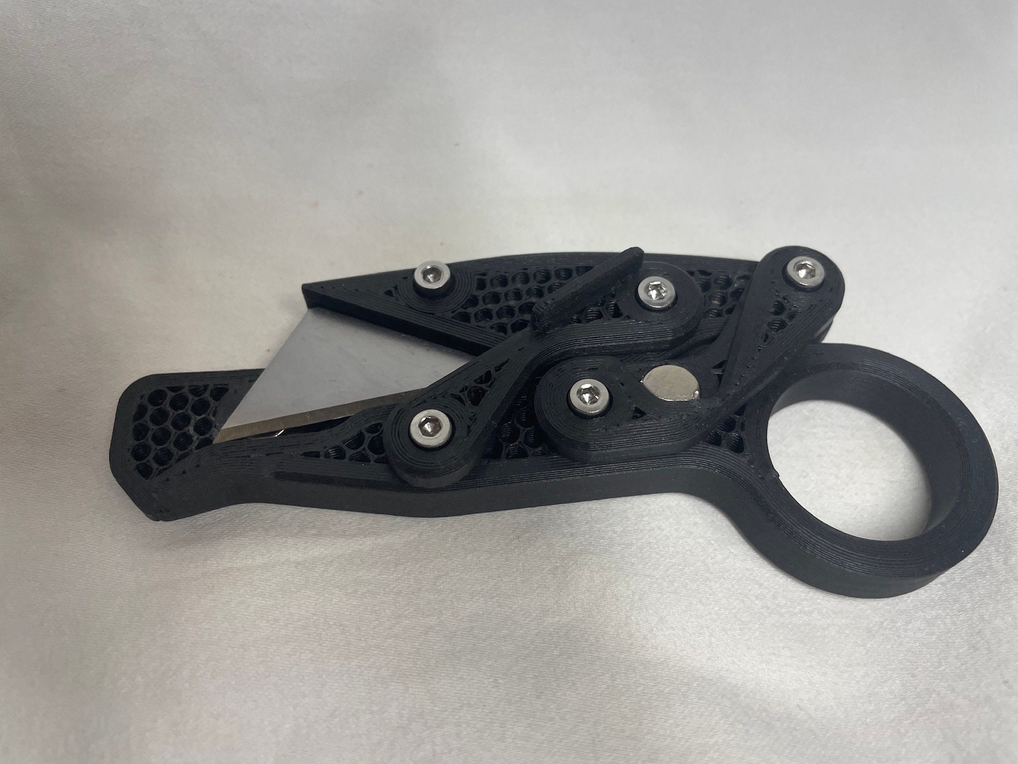Tactical Utility Knife Handle Honeycomb Carbon Black - Etsy