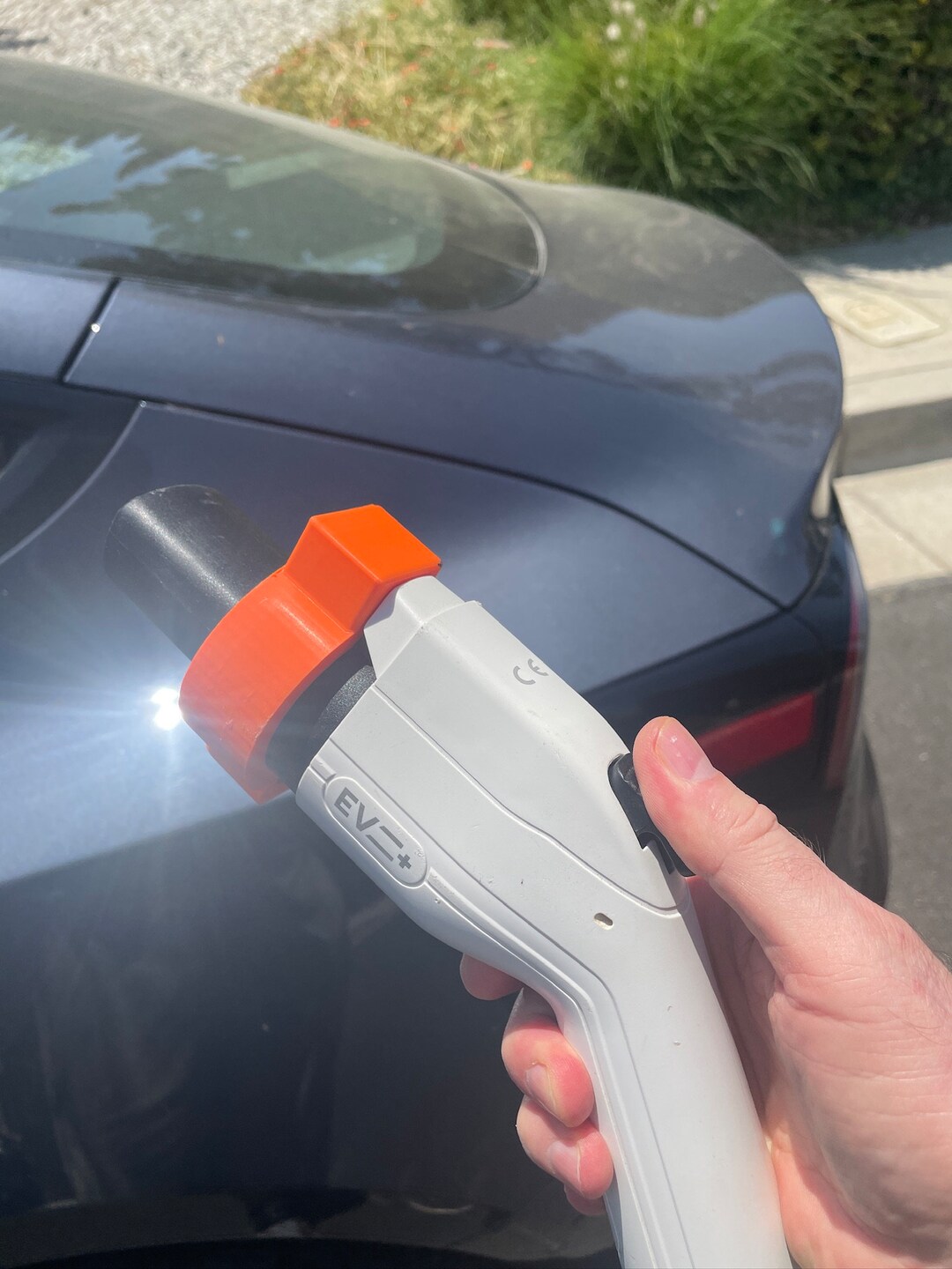 Tesla Charger Lock for J1772 Adapter - Etsy