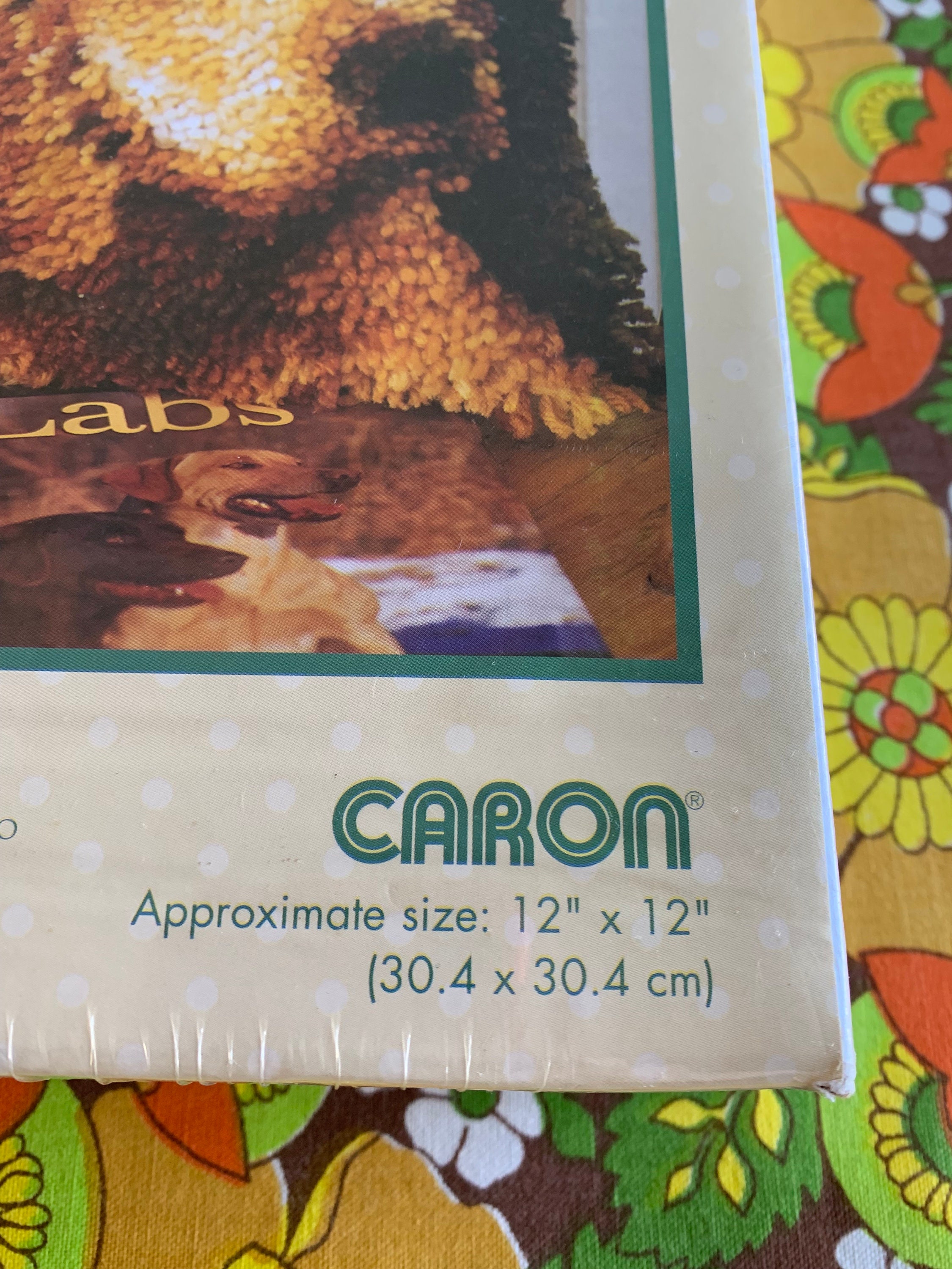 Vintage Caron Wonder Art Puppy Love Latch Hook Throw Pillow Kit - Etsy