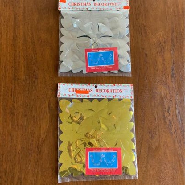 Christmas Foil Garland Vintage - Etsy