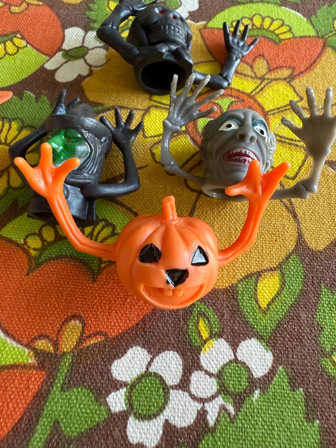Vintage Halloween Finger Puppets Witch Ghost Bat Zombie (13) - Etsy