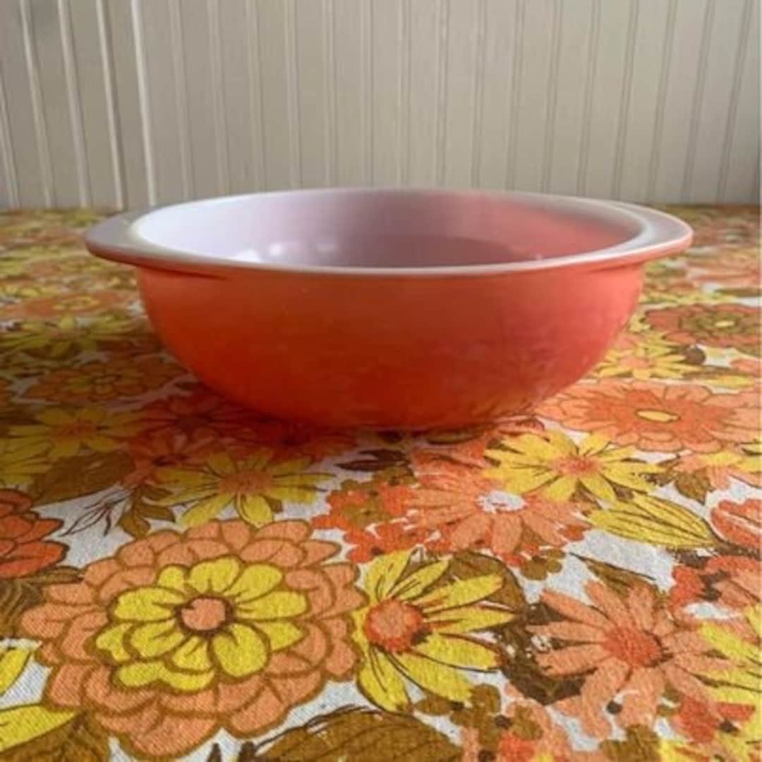 Vintage 50's Pyrex Pink Flamingo Round Casserole Dish 024 - Etsy