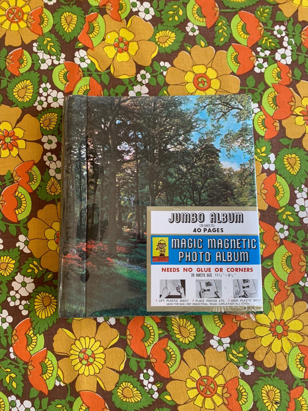 Vintage 70s NOS Jumbo Magnetic Photo Picture Album - Etsy