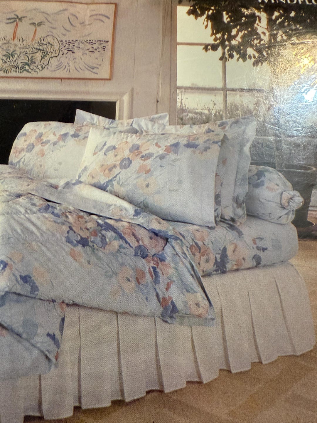 Vintage Springmaid Double Sheet Set Flat Fitted & 2 Pillowcases - Etsy