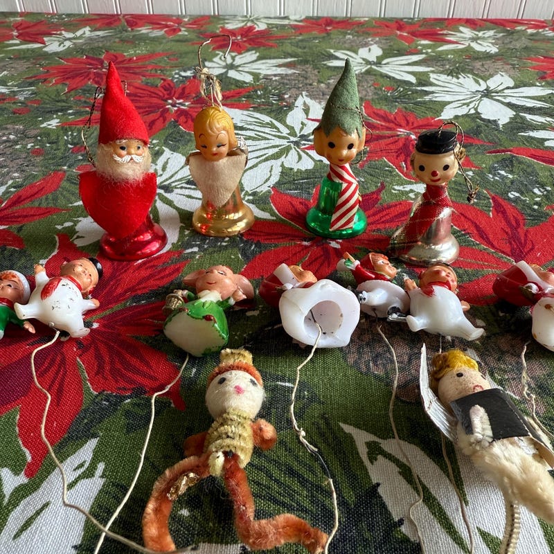 Felt Elf Lot Vintage - Etsy