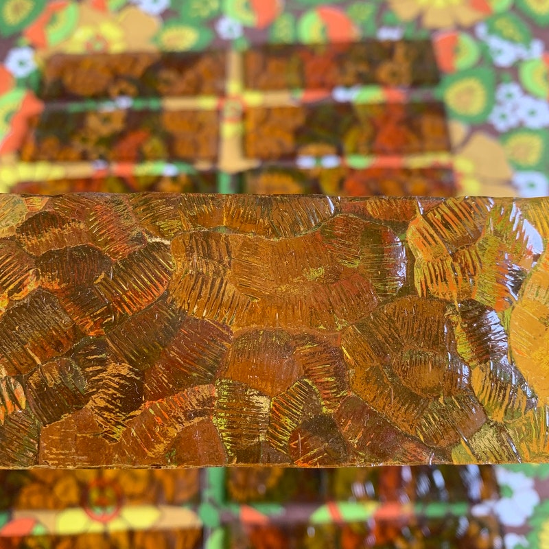 Amber Textured Glass - Etsy