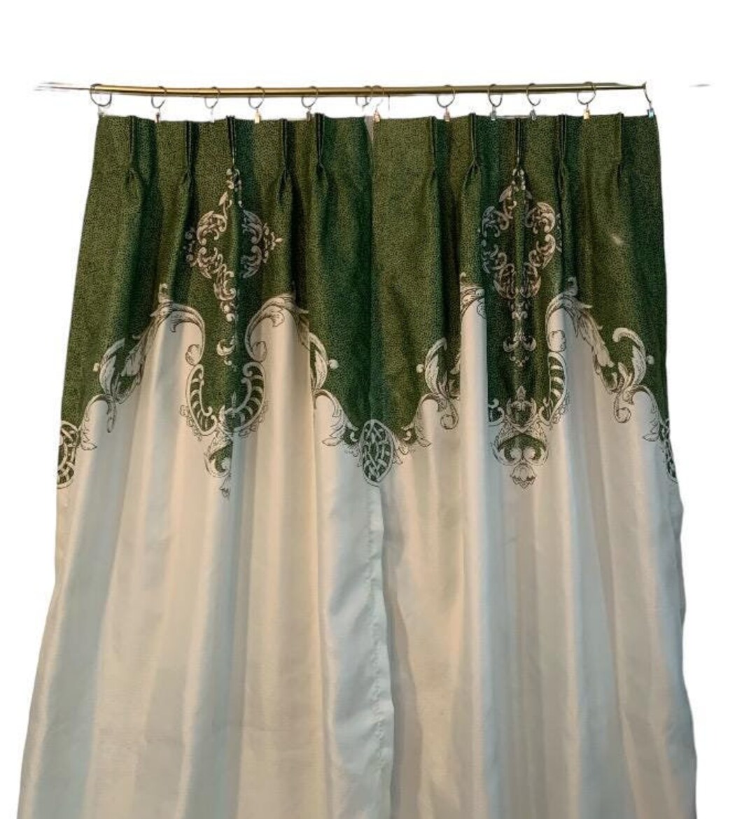 Vintage 70's Fiberglass Pinch Pleat Curtains Drapes (2 Panels) - Etsy