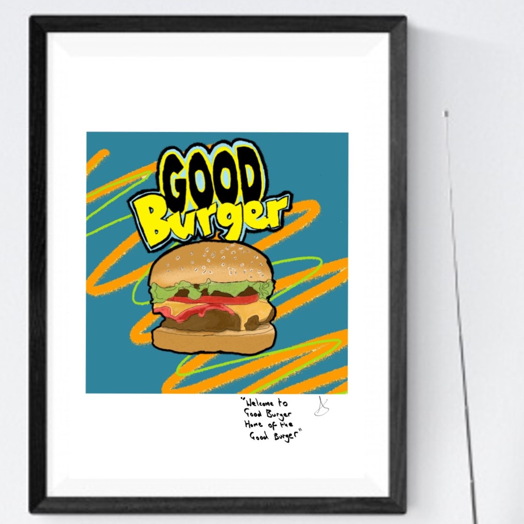 Good Burger 1997 Nickelodeon 90's Glossy A5 Print - Etsy