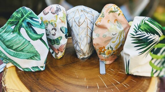 Boho Chic Filter included adjustable reusable washable face | Etsy