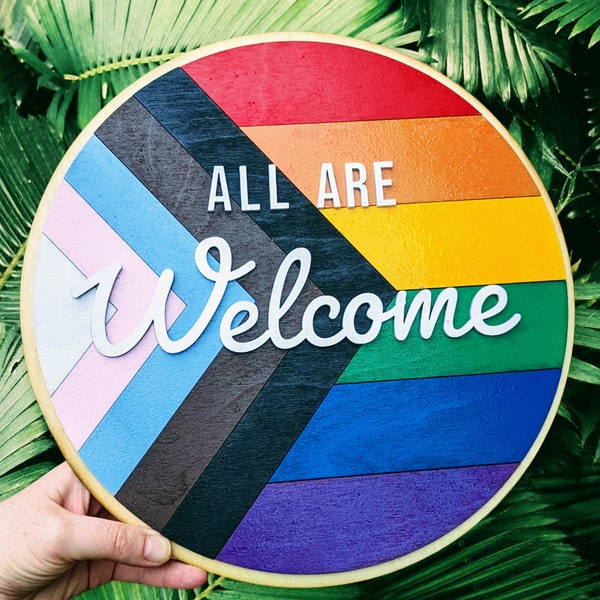 All Are Welcome Here - Etsy