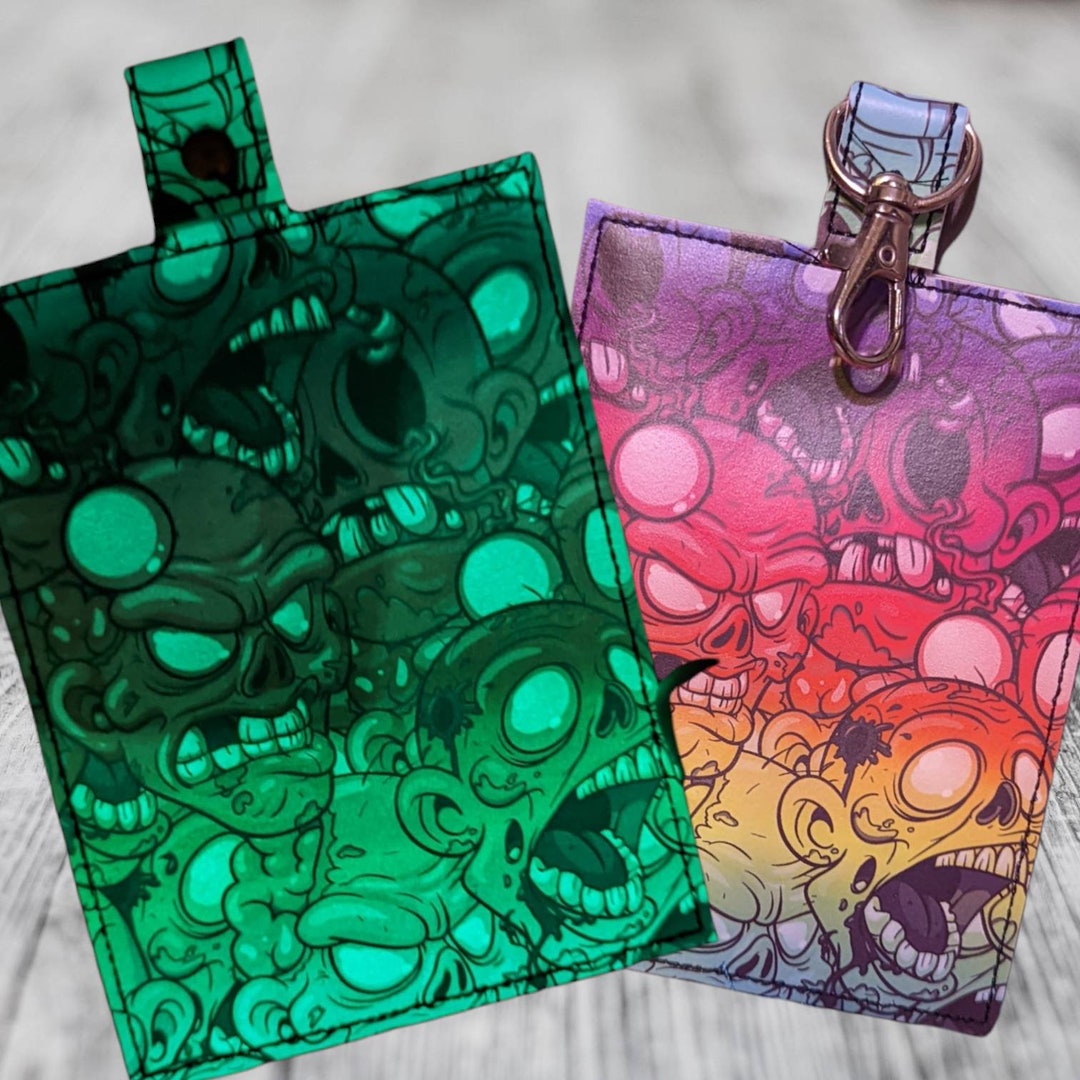 Glow in the Dark Zombies Vaccine Card Protector. Attach to - Etsy