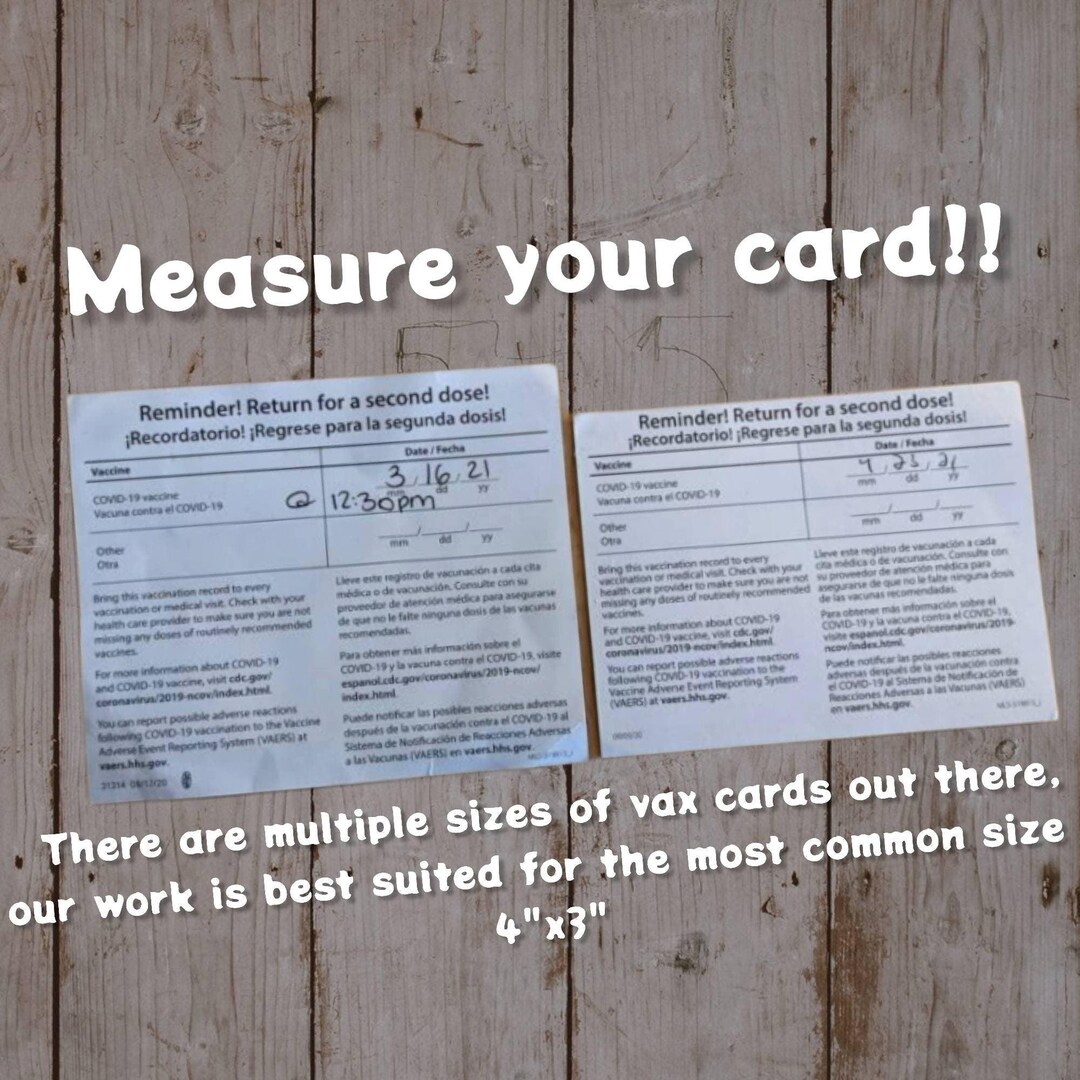 Cartoon and Anime Vax/ ID Card Protector - Etsy