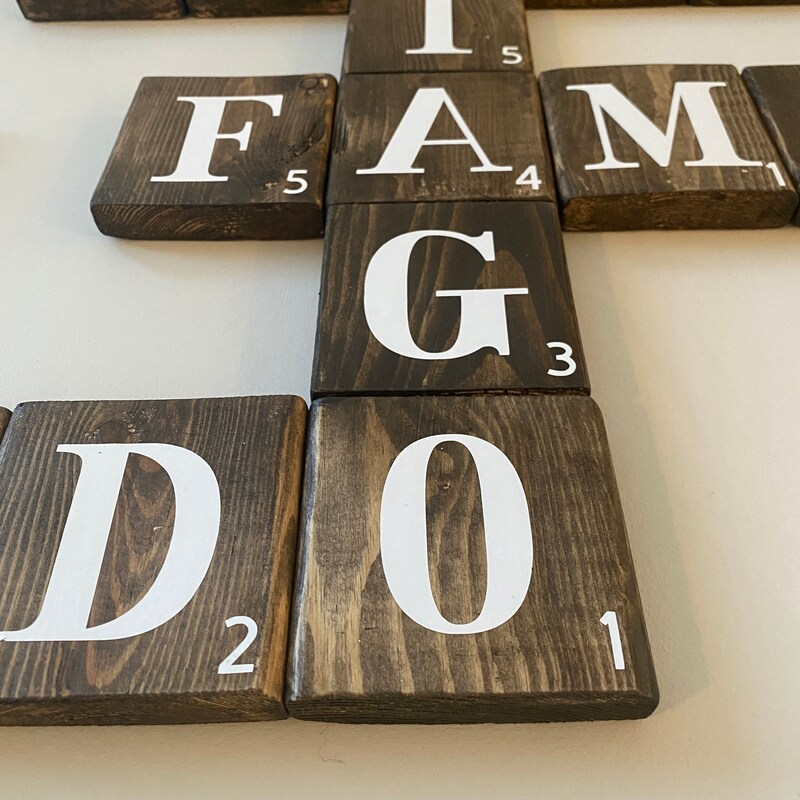 Scrabble Tile Art - Etsy