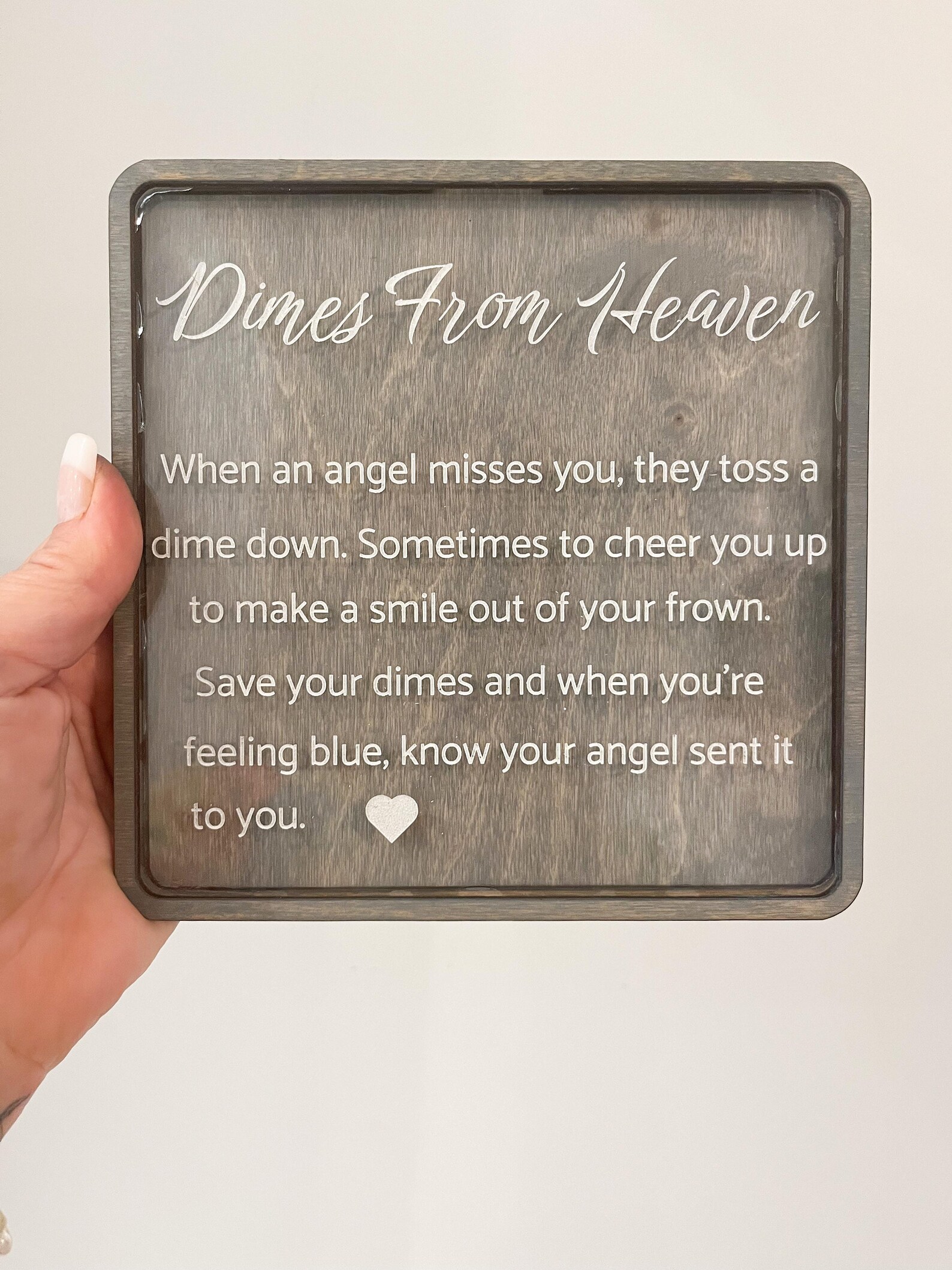 Dimes From Heaven Bank Engraved Memory Bank Pennies From - Etsy Canada