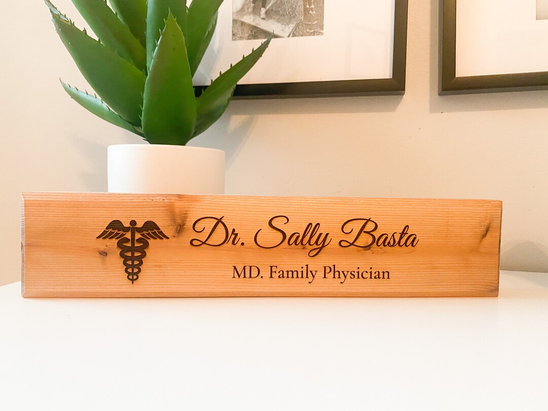 Personalized Desk Sign Wood Name Sign Family Name Sign - Etsy