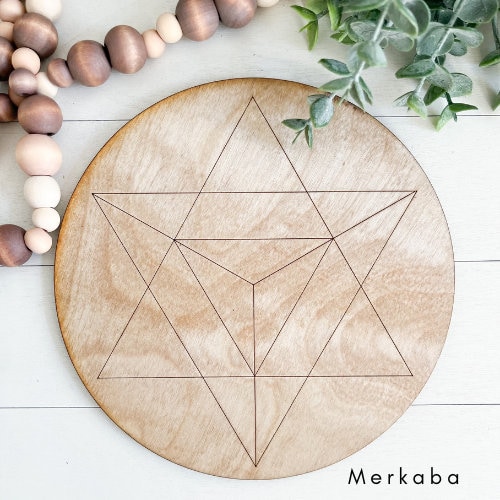 Crystal Grid Boards Sacred Geometry Wooden Crystal Grid - Etsy