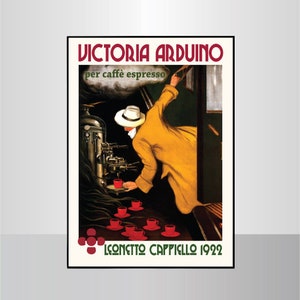 VICTORIA ARDUINO 1922,coffee Poster,italian Poster,vintage Art Poster ...