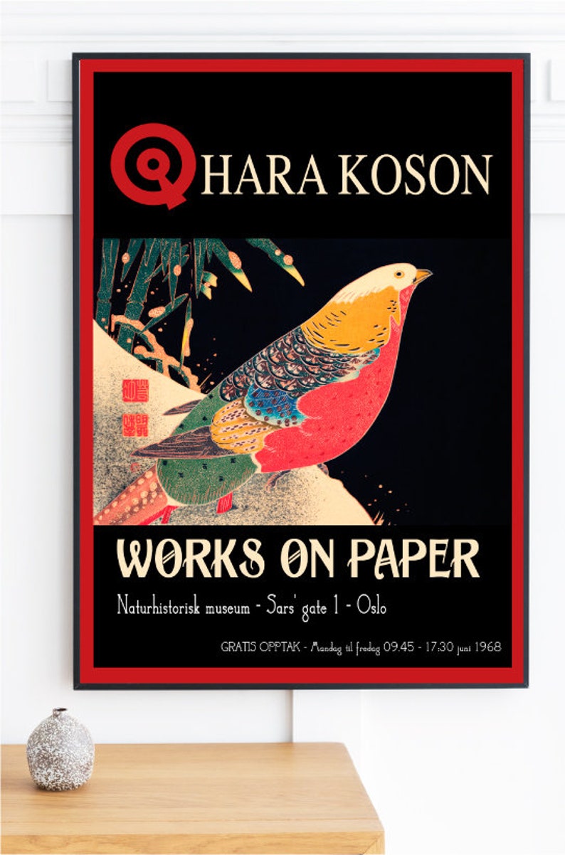 OHARA KOSON POSTER - Etsy