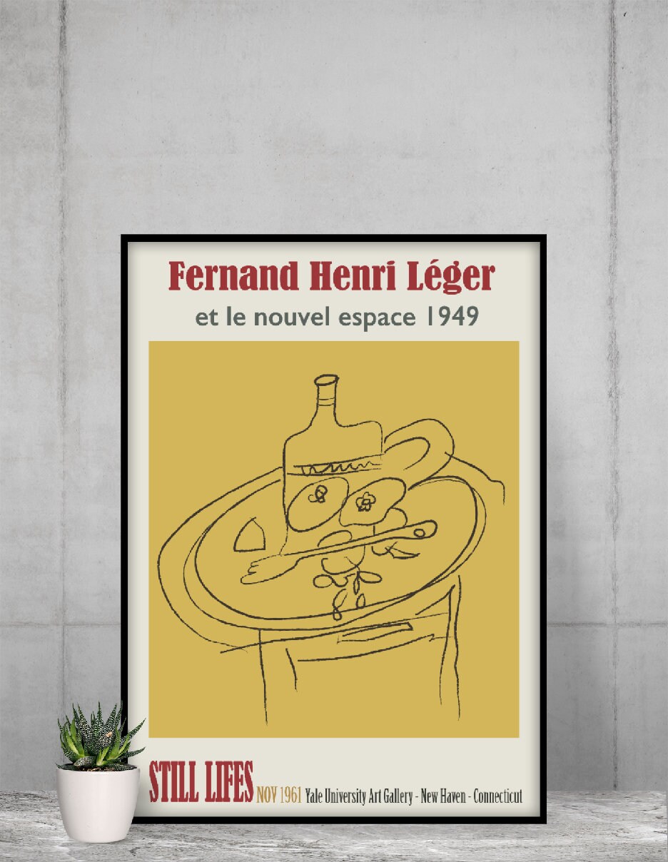 FERNAND LEGER POSTER 1961,fernand Leger Poster,fernand Leger Art ...