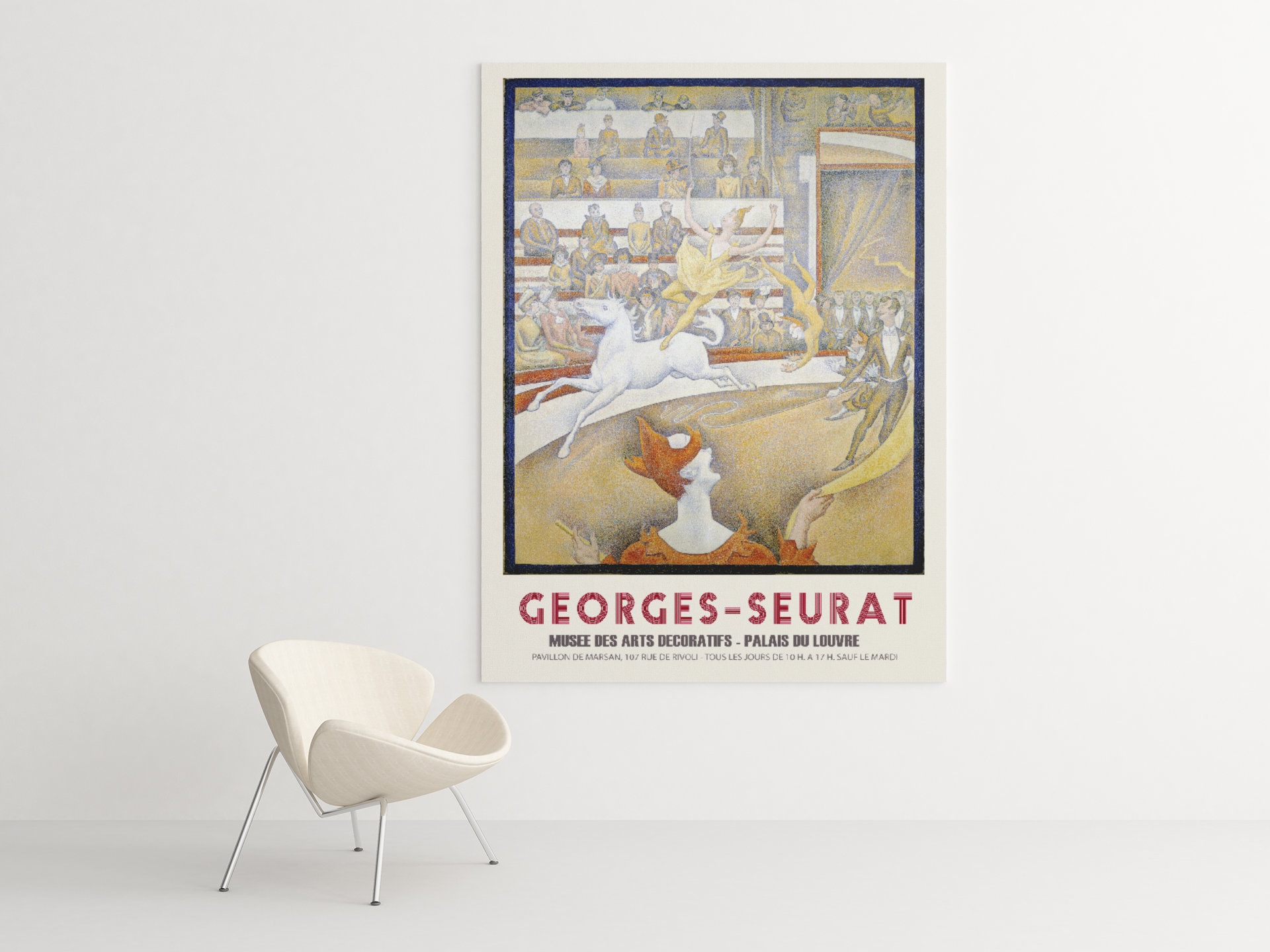 GEORGES SEURAT Poster,art Exhibition Poster,vintage Wall Art,seurat ...
