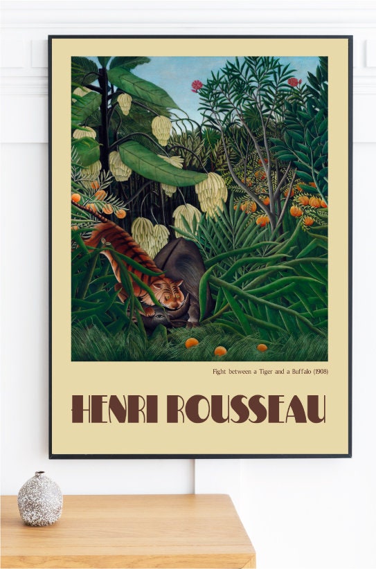 HENRI ROUSSEAU Postermuseum Exhibition Printhenri - Etsy