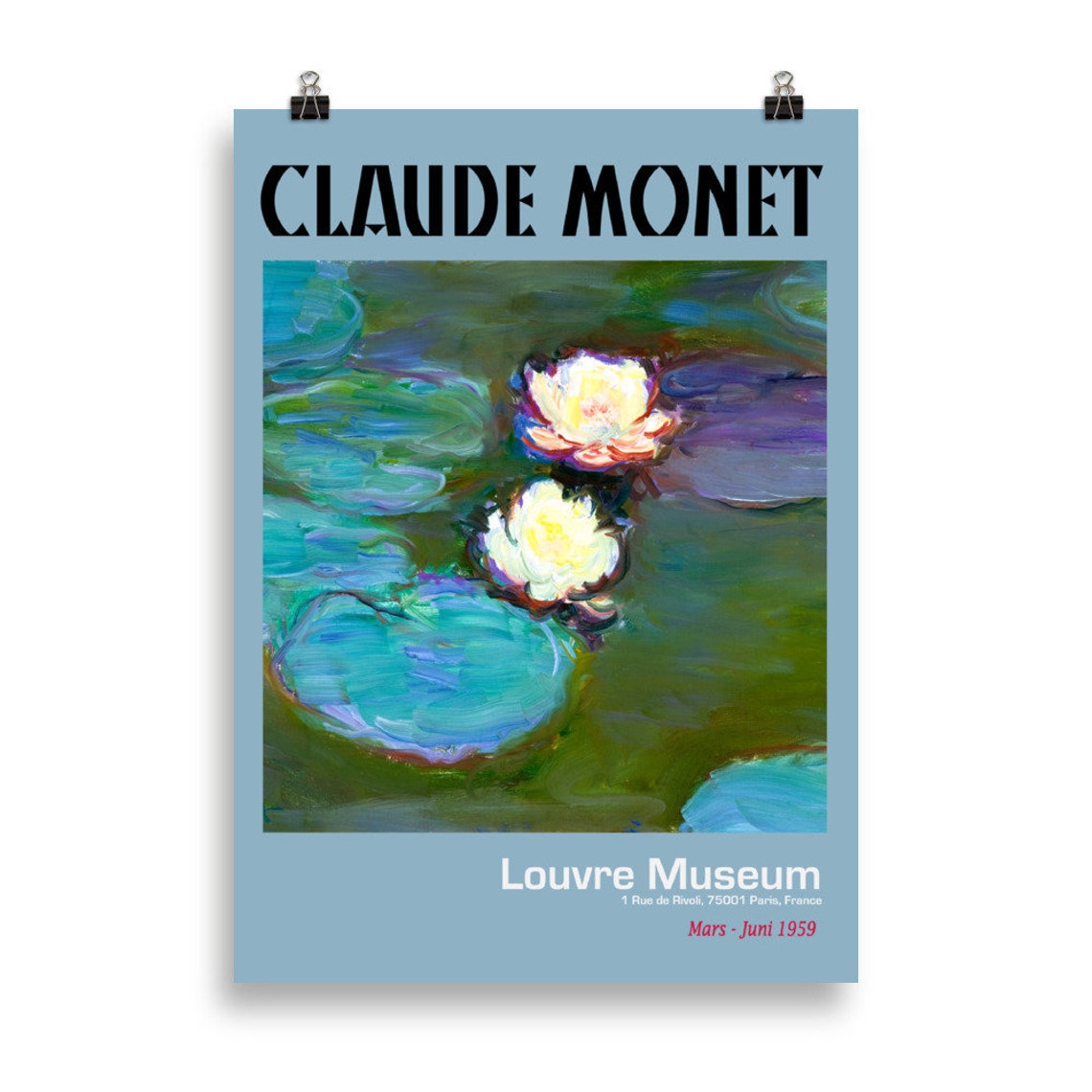 IMPRESSIONISM POSTER 1959 | Etsy