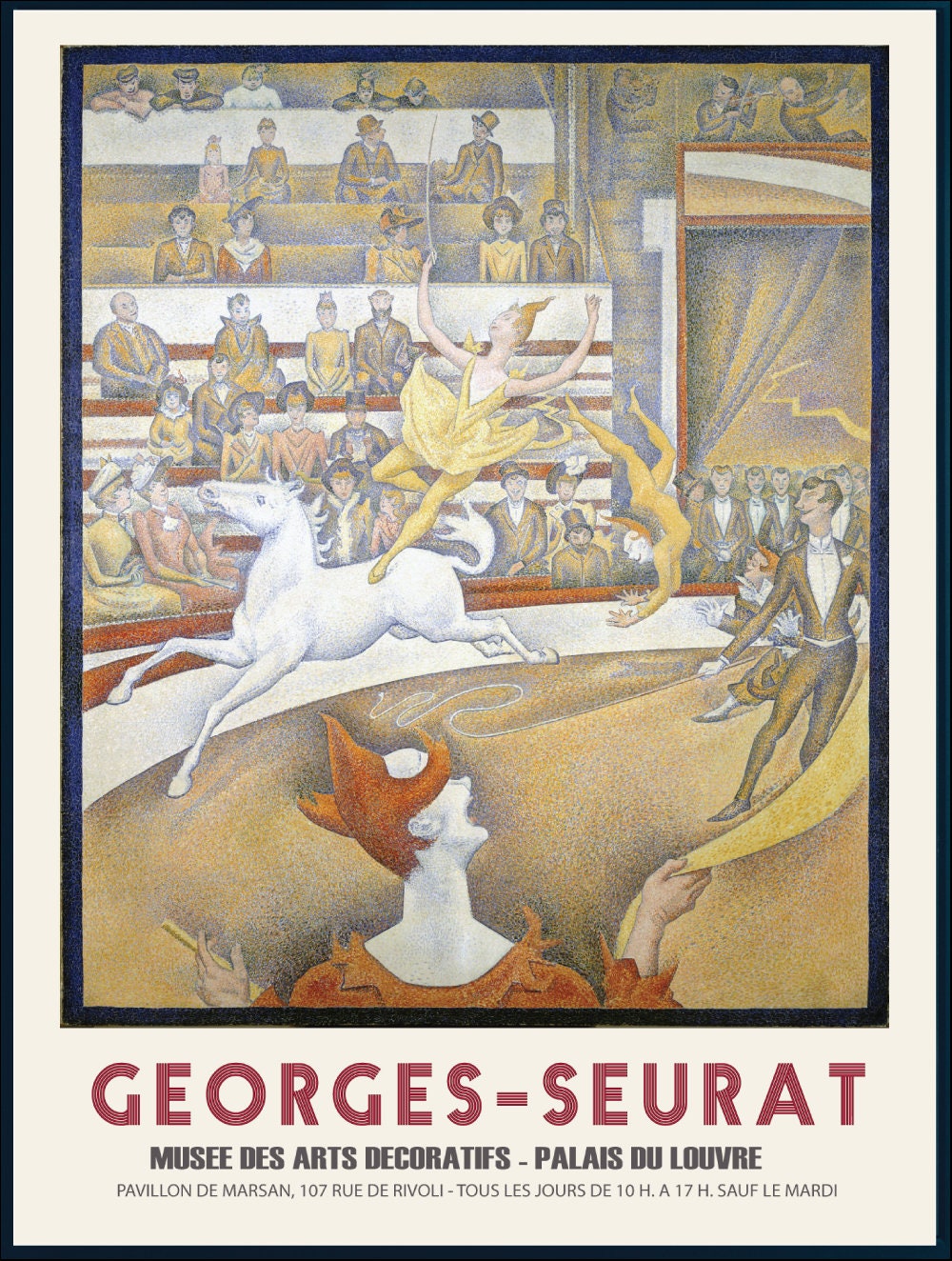 GEORGES SEURAT Poster,art Exhibition Poster,vintage Wall Art,seurat ...