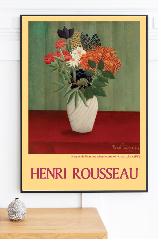 HENRI ROUSSEAU Posterprimitive Artfine Art Posterbotanical - Etsy
