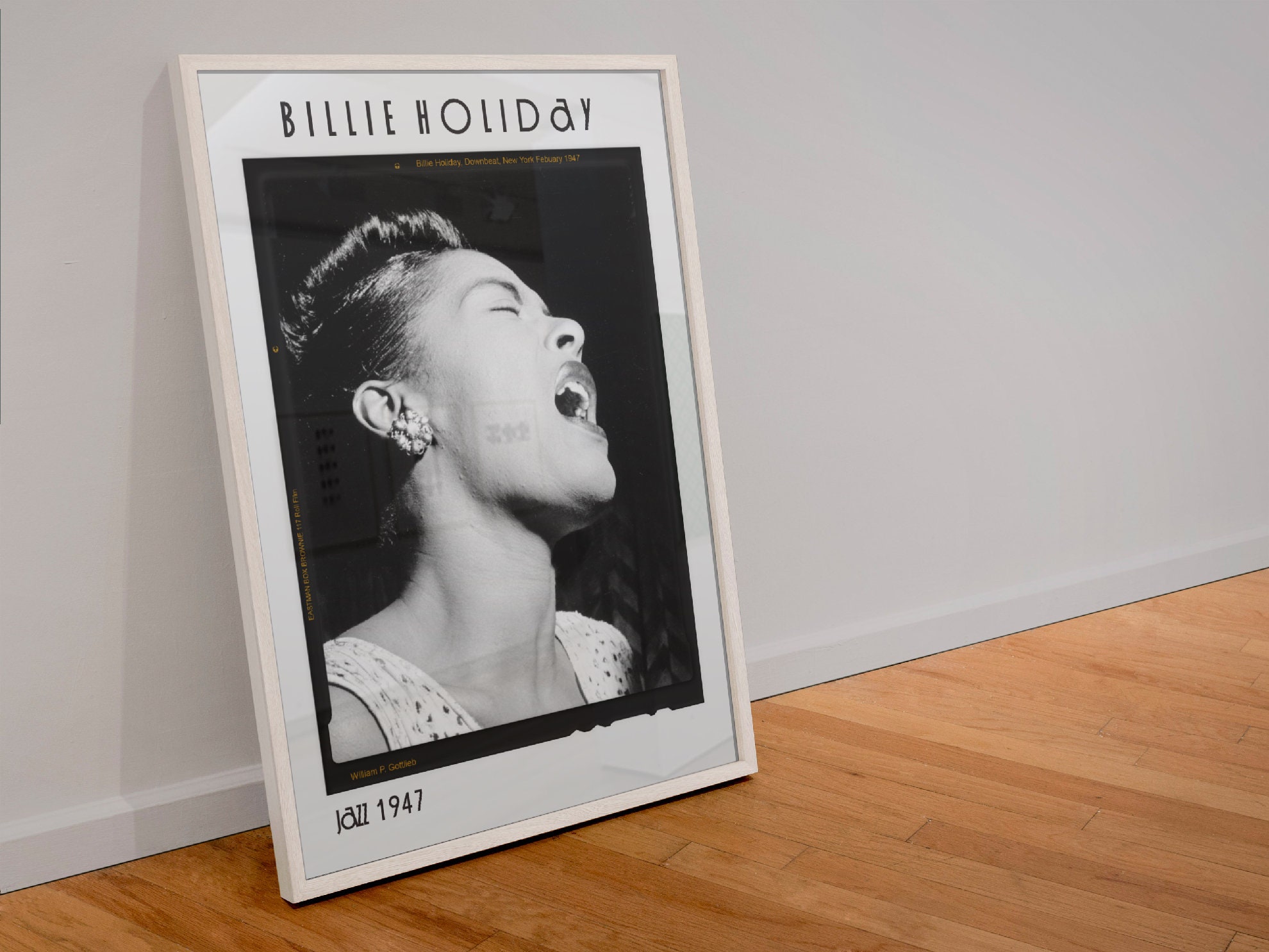 BILLIE HOLIDAY JAZZ 1947,billie Holiday Print,music Poster,vintage Jazz ...