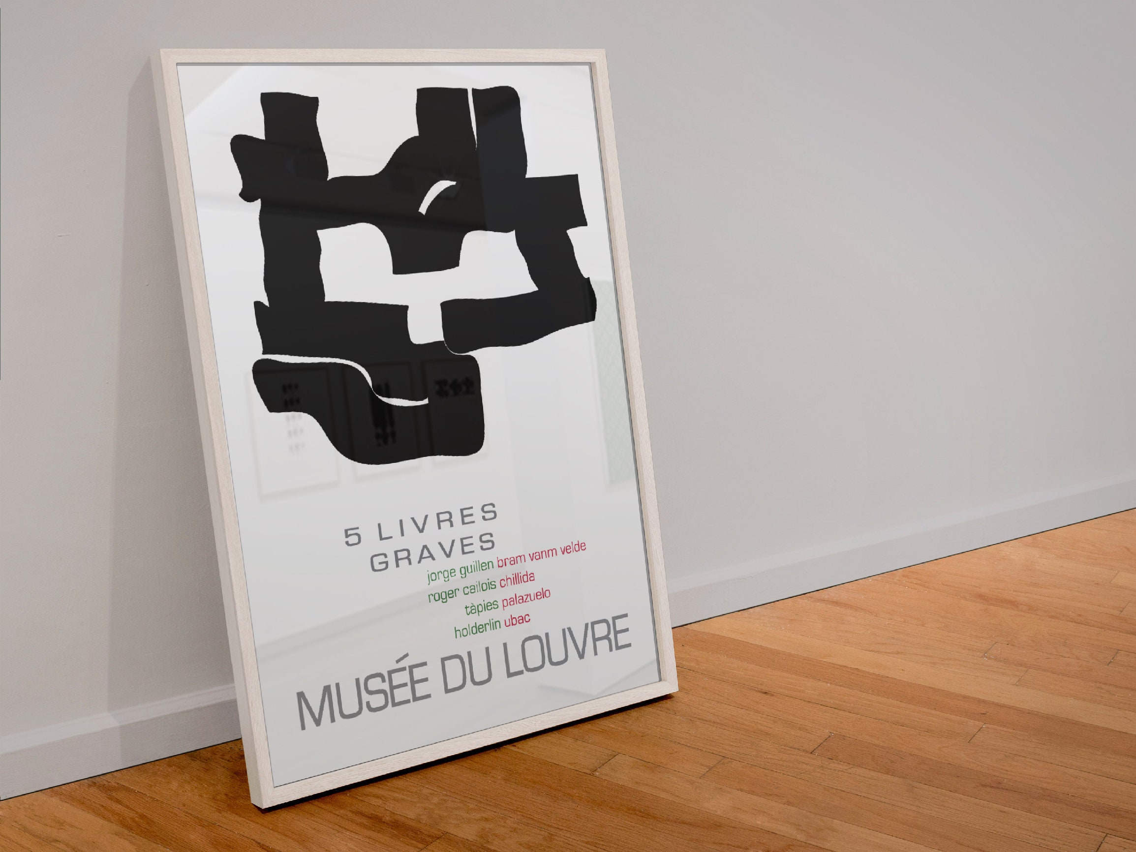 EDUARDO CHILLIDA POSTER 1974, Chillida Poster, Kunst, Tentoonstelling ...
