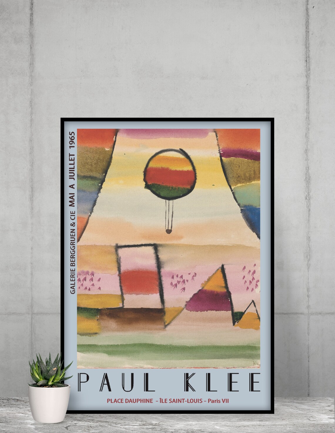 PAUL KLEE POSTER 1965paul Klee Posterpaul Klee Art - Etsy
