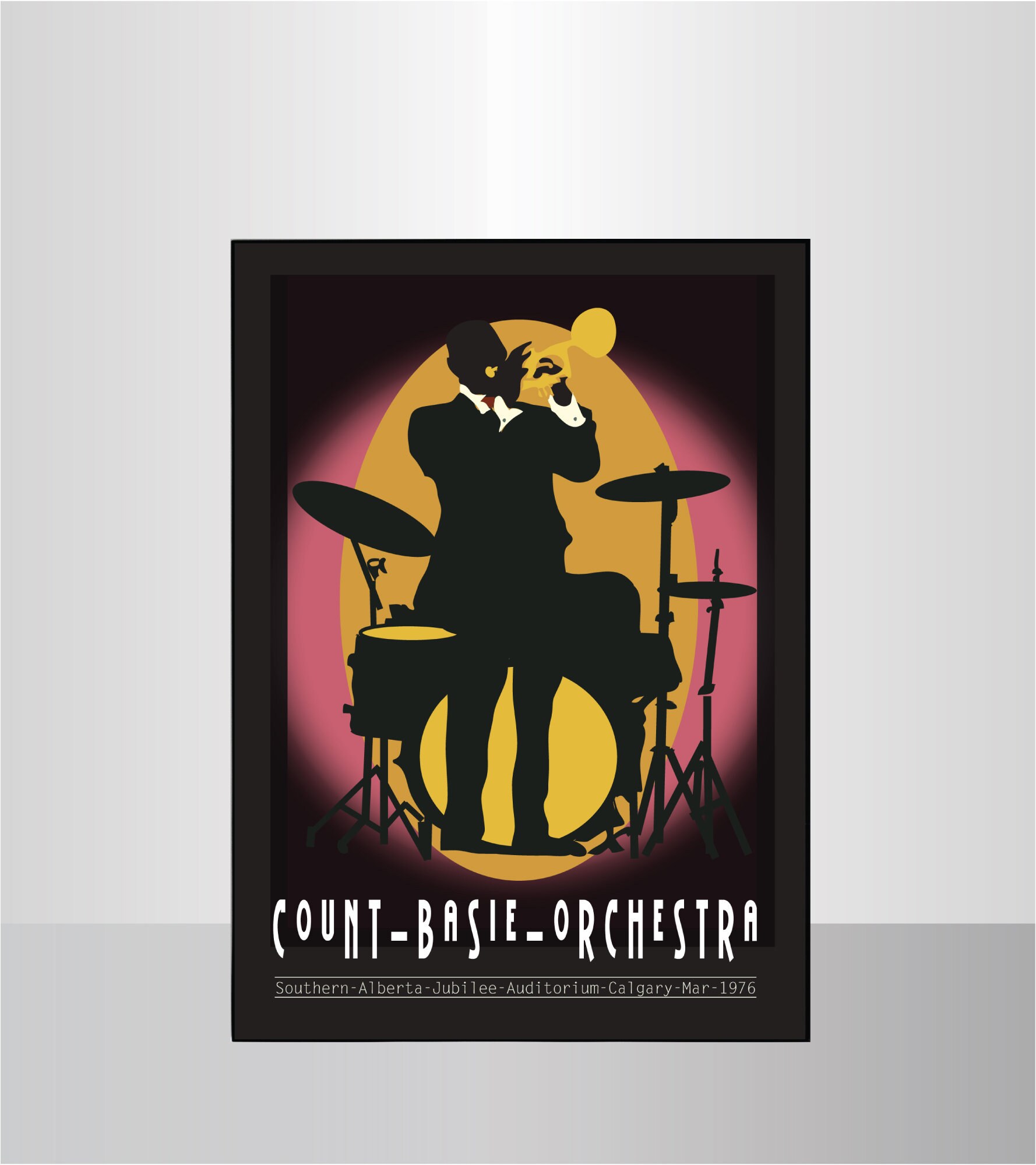 COUNT BASIE JAZZ 1976,music Poster,jazz Poster,vintage Jazz Art,music ...