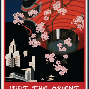 VISIT THE Orient,travel Poster,vintage Travel Poster,retro Poster ...