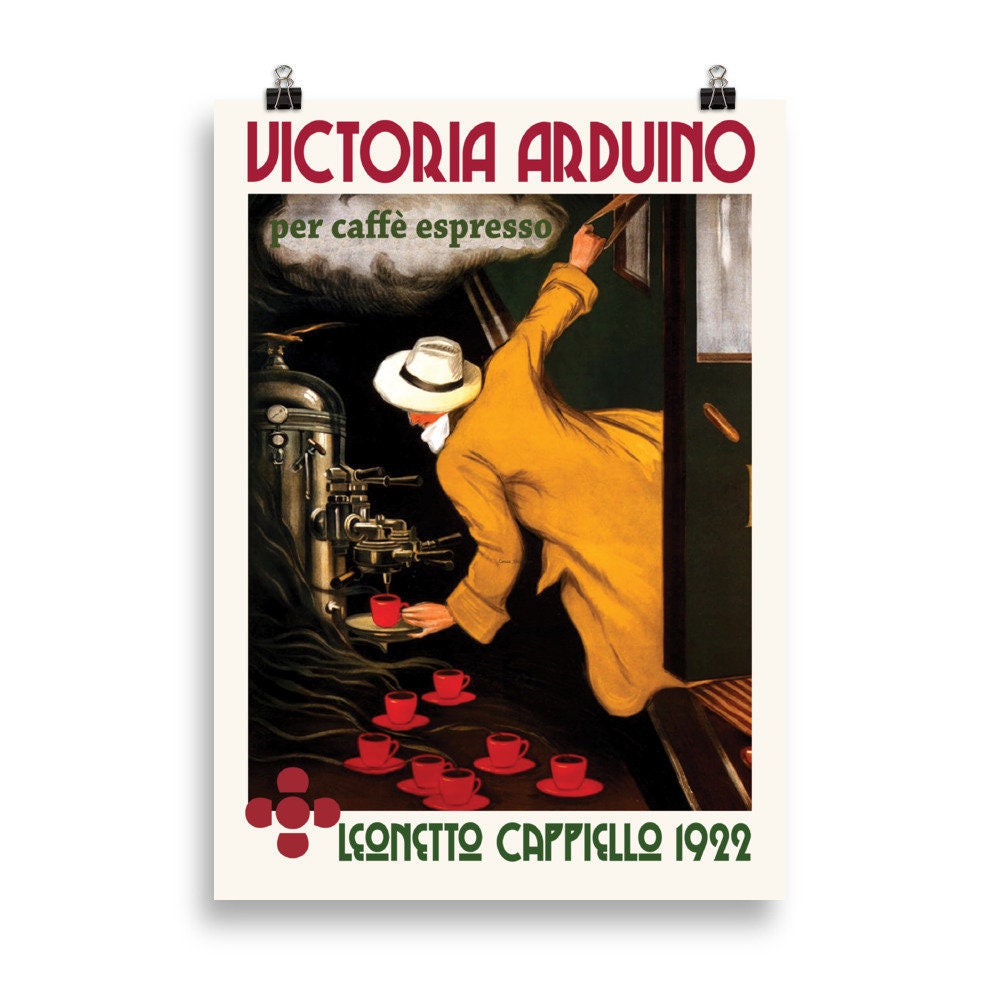 VICTORIA ARDUINO 1922,coffee Poster,italian Poster,vintage Art Poster ...