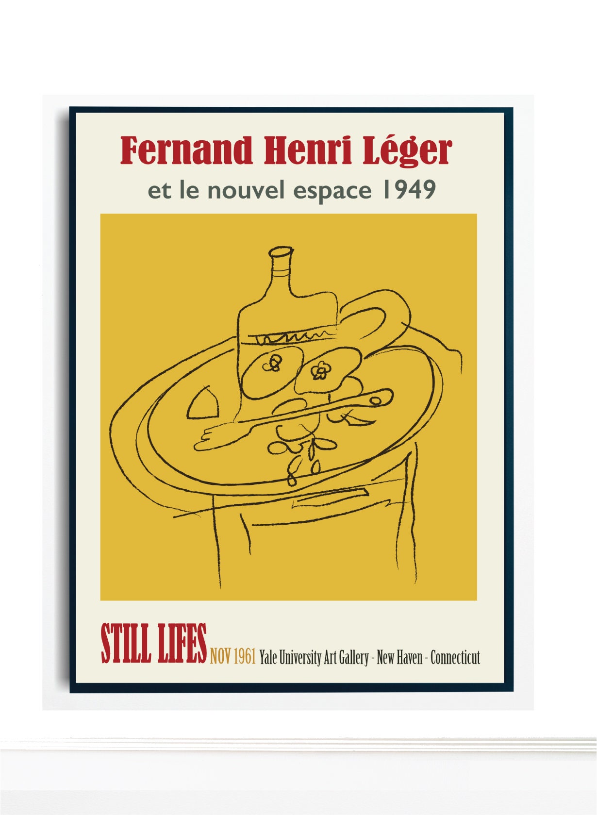 FERNAND LEGER POSTER 1961,fernand Leger Poster,fernand Leger Art ...