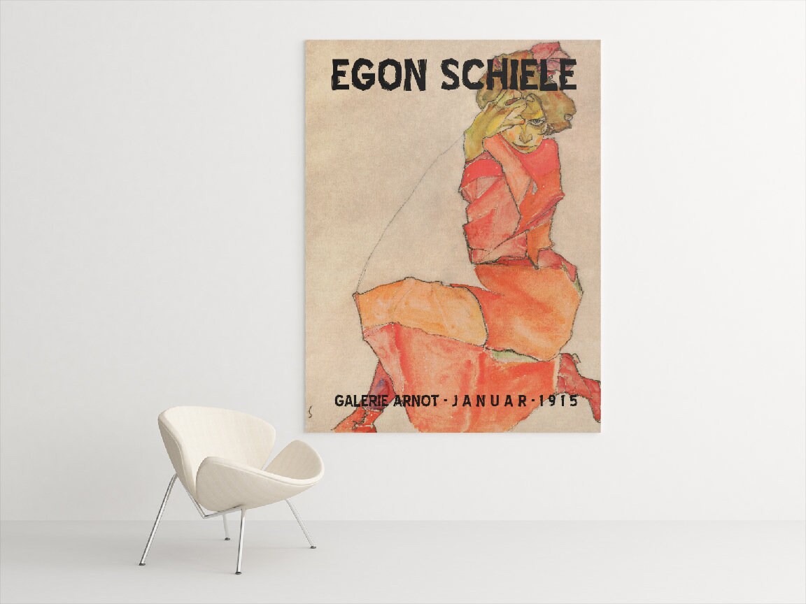 EGON SCHIELE POSTER 1915 - Etsy