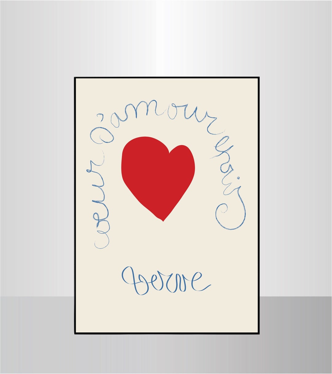 VERVE Poster,heart Print,museum Poster,gallery Poster,poster Print ...