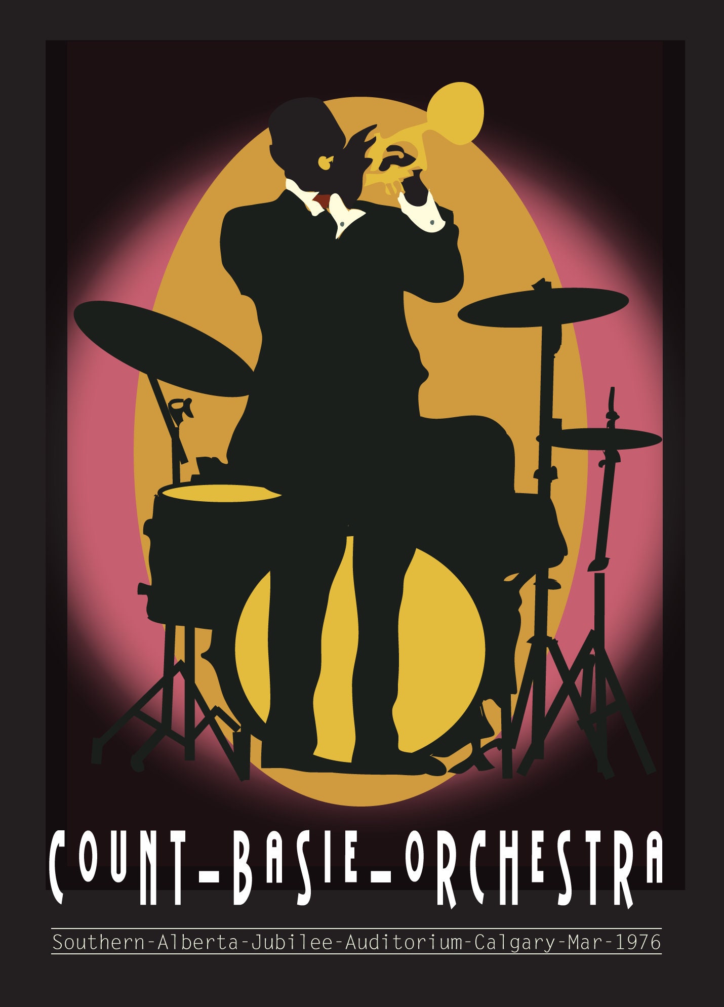COUNT BASIE JAZZ 1976,music Poster,jazz Poster,vintage Jazz Art,music ...