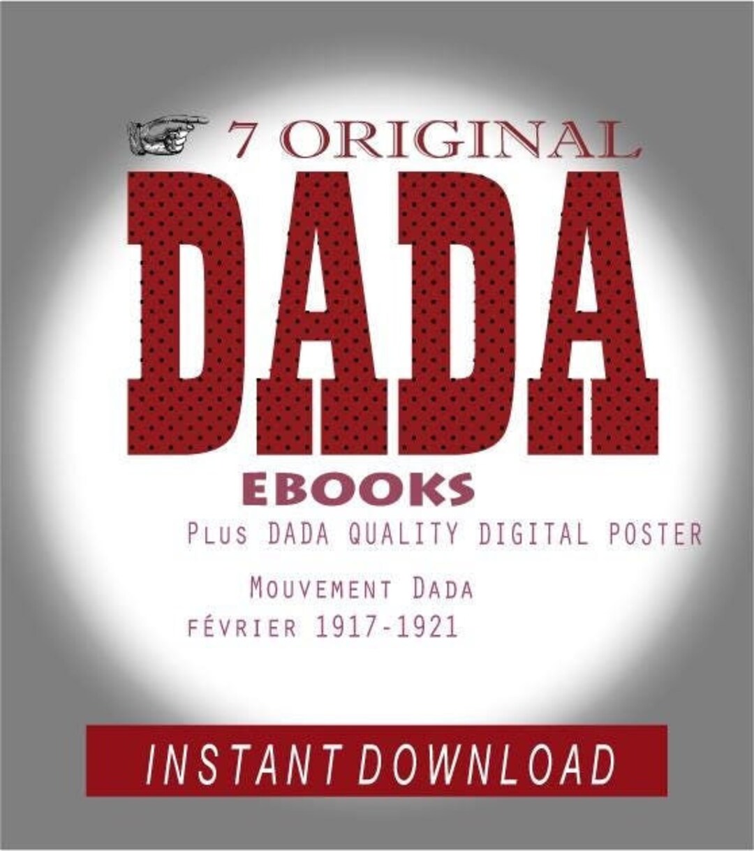 7 X ORIGINAL DADA Ebooks - Plus Printable Poster-dada Art-bauhaus Art ...