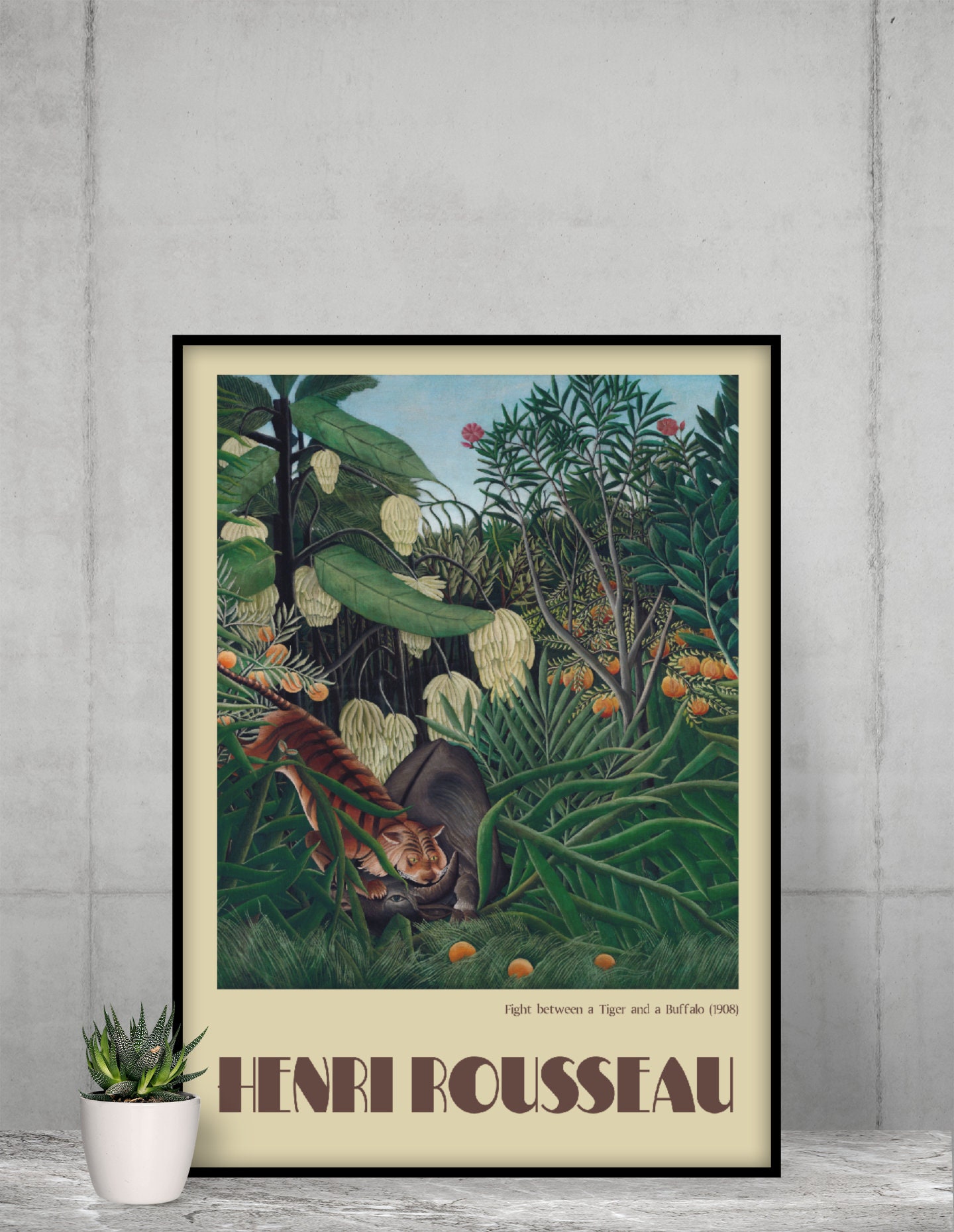 HENRI ROUSSEAU Postermuseum Exhibition Printhenri - Etsy