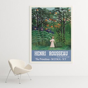 HENRI ROUSSEAU POSTER 1957 - Etsy