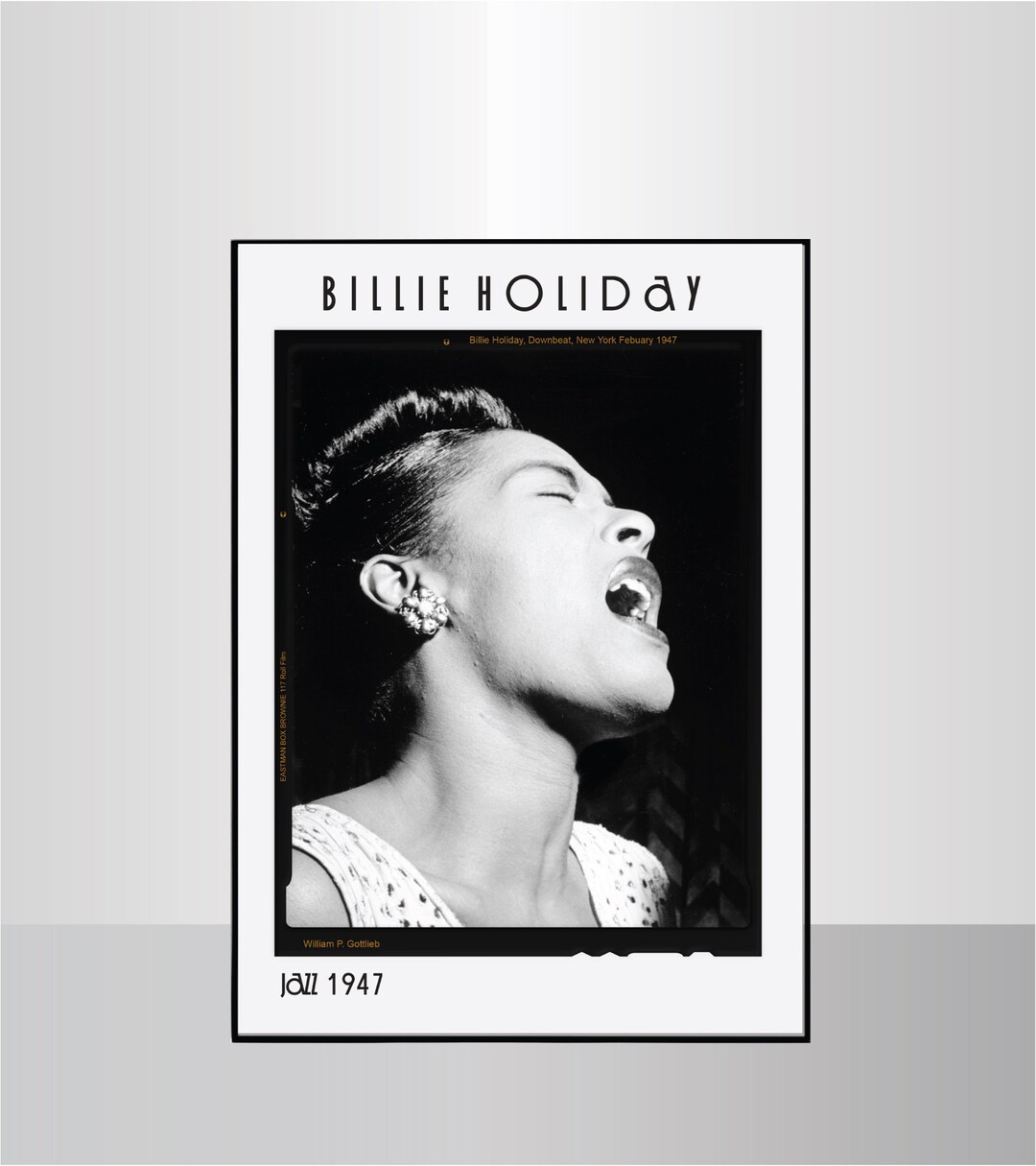 BILLIE HOLIDAY JAZZ 1947,billie Holiday Print,music Poster,vintage Jazz ...