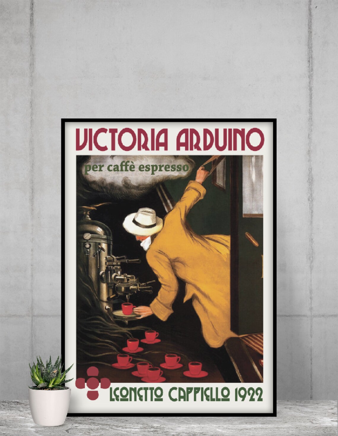 VICTORIA ARDUINO 1922coffee Posteritalian Postervintage Art - Etsy