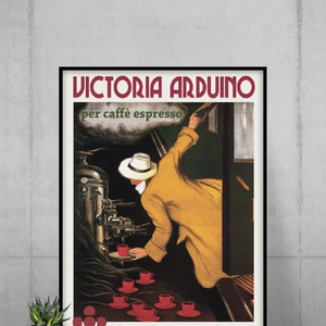 VICTORIA ARDUINO 1922,coffee Poster,italian Poster,vintage Art Poster ...