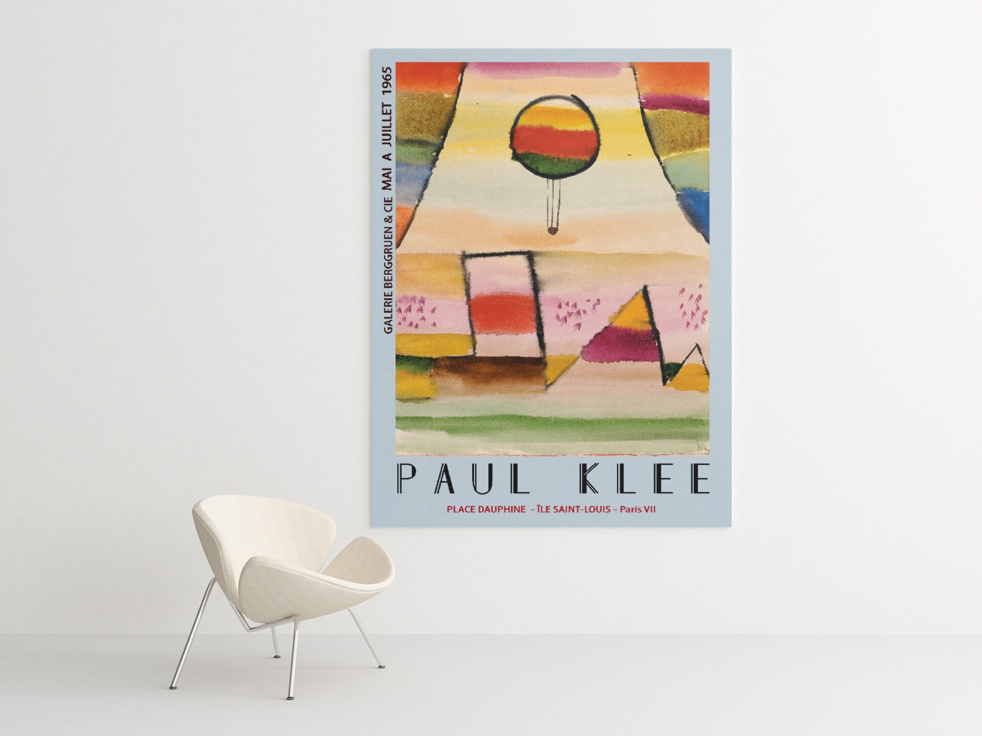 PAUL KLEE POSTER 1965paul Klee Posterpaul Klee Art - Etsy