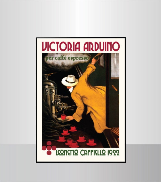 VICTORIA ARDUINO 1922,coffee Poster,italian Poster,vintage Art Poster ...