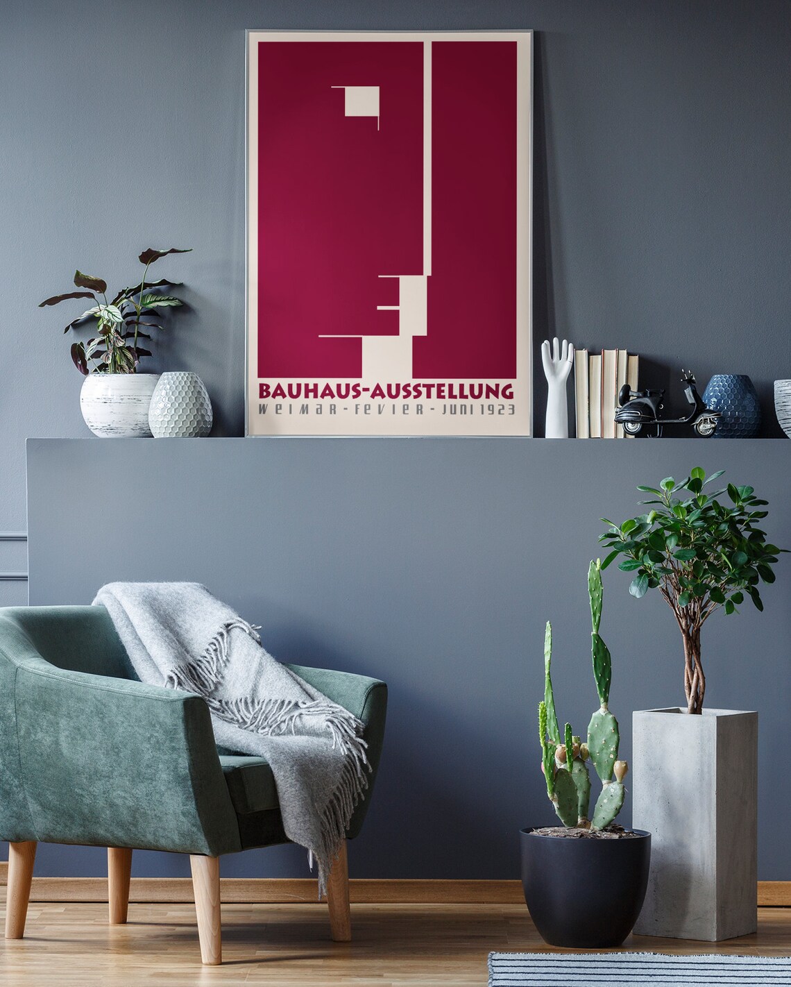 BAUHAUS POSTER 1923,bauhaus Weimar Poster,bauhaus Exhibition Print ...
