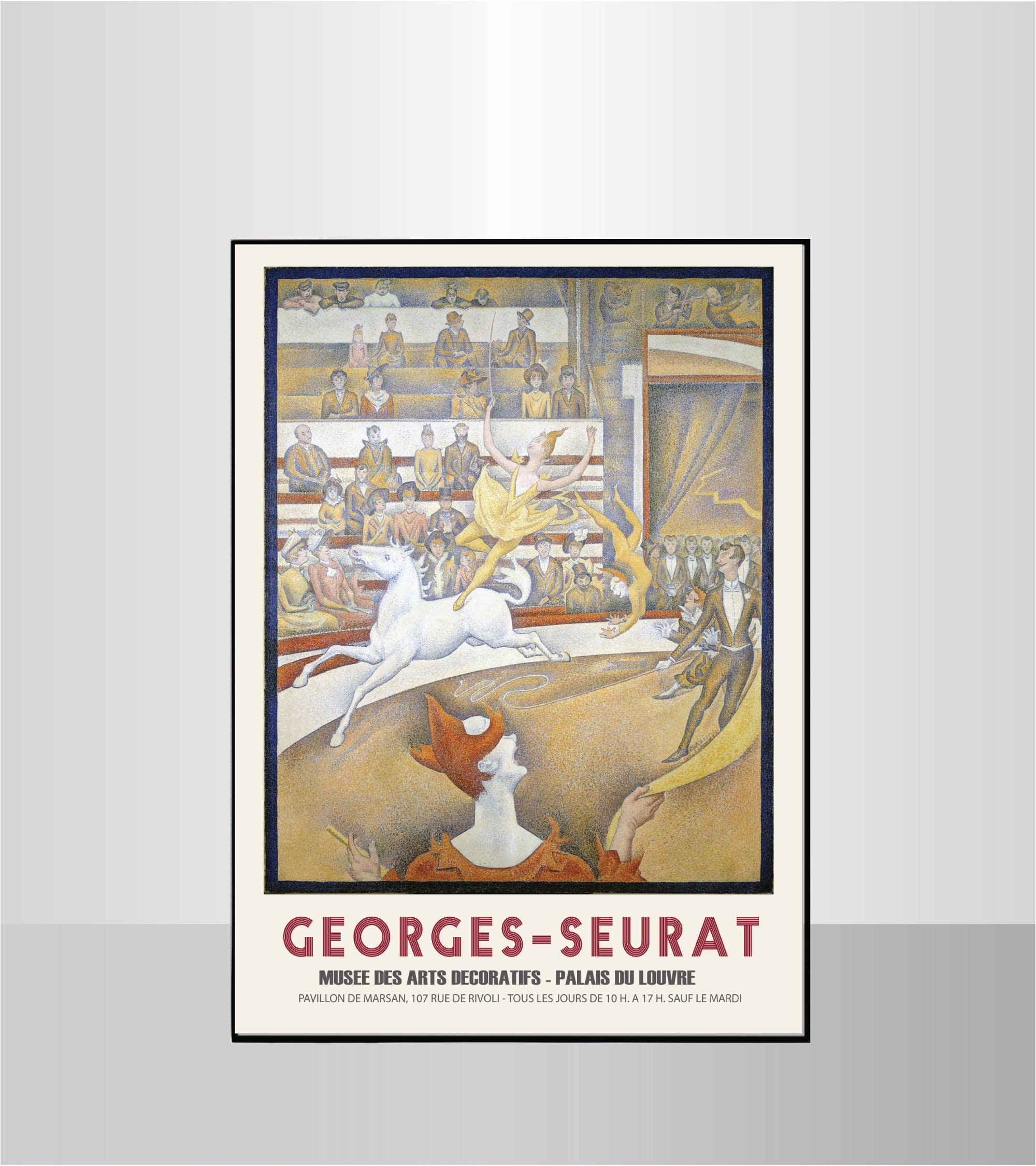 GEORGES SEURAT Poster,art Exhibition Poster,vintage Wall Art,seurat ...