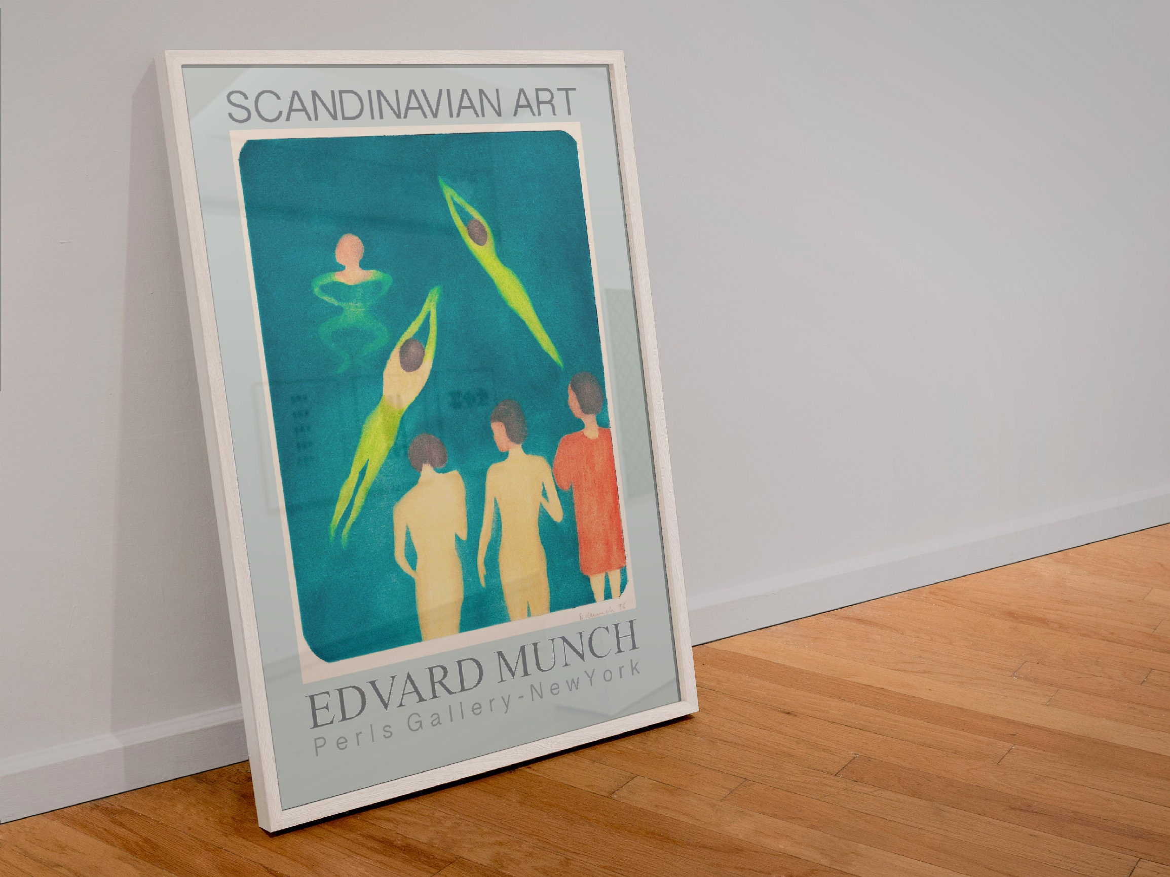 EDVARD MUNCH Poster,munch Art,exhibition Poster,art Print-modern Art ...