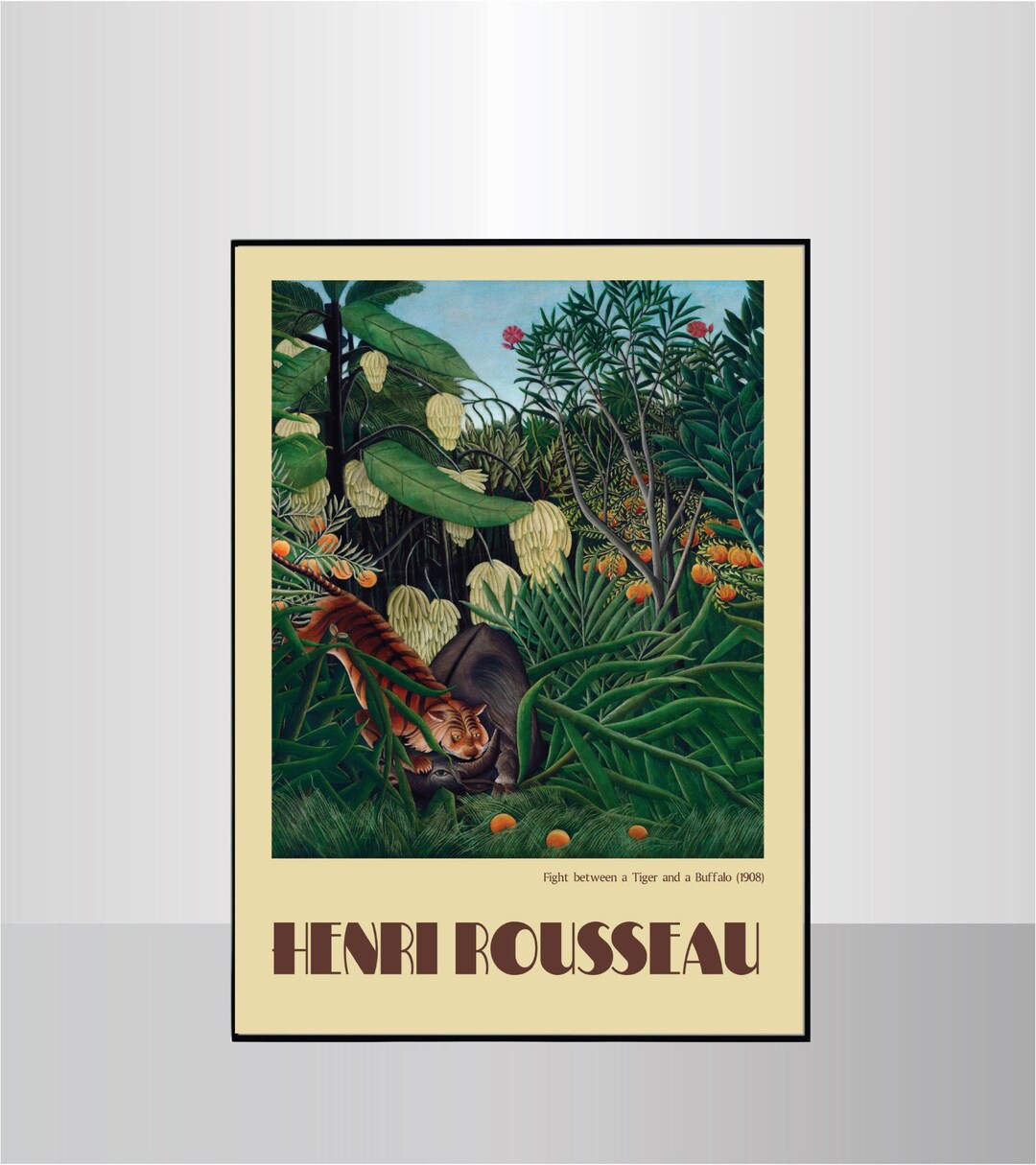 HENRI ROUSSEAU Poster,museum Exhibition Print,henri Rousseau,art ...